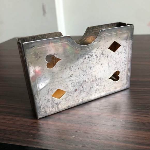 Vintage | Storage & Organization | Vintage Playing Cards Case Holder ...